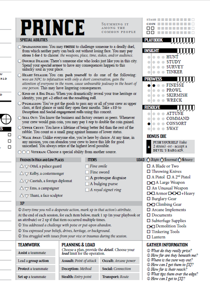 The Prince by Mousewife Games