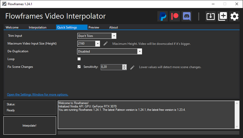 Flowframes - Fast Video Interpolation for any GPU by N00MKRAD