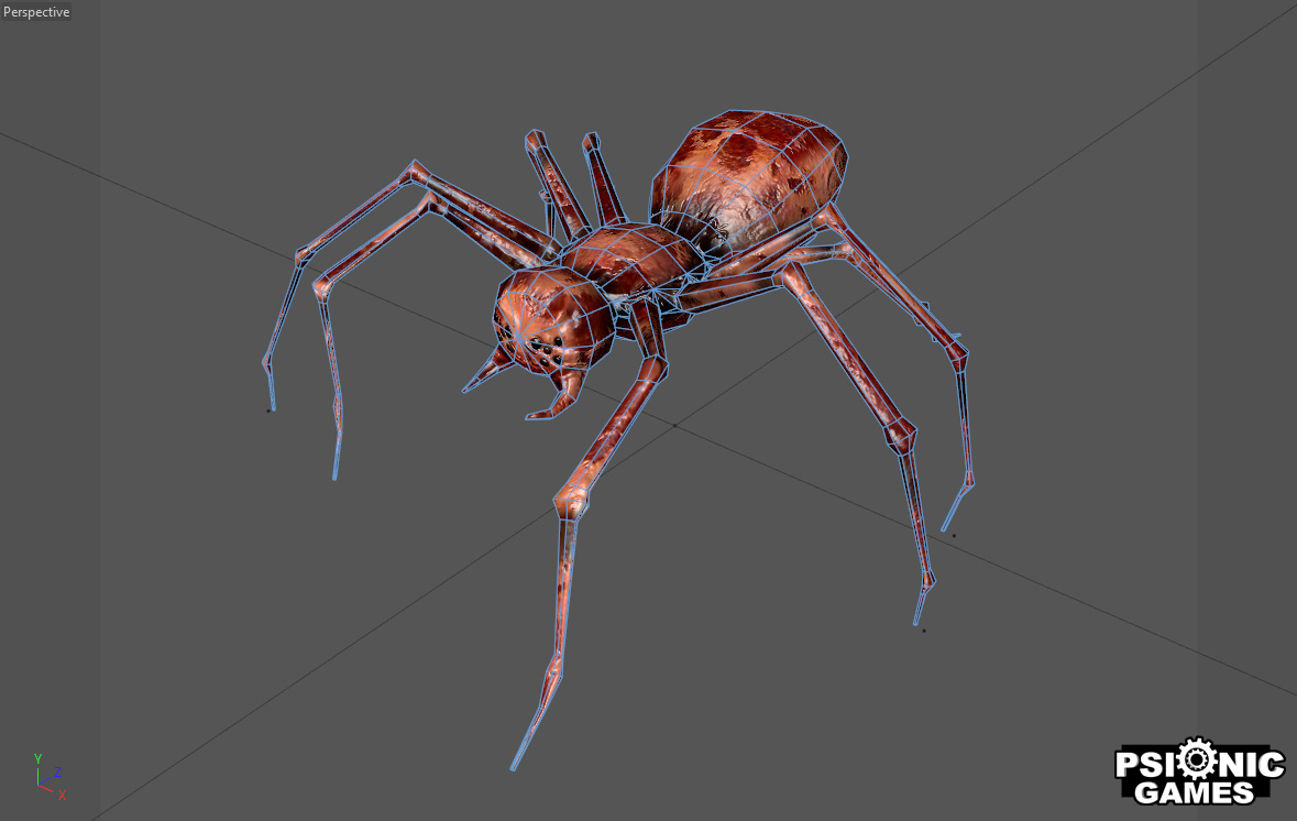 Spider - Low Poly - Animated by Psionic Games
