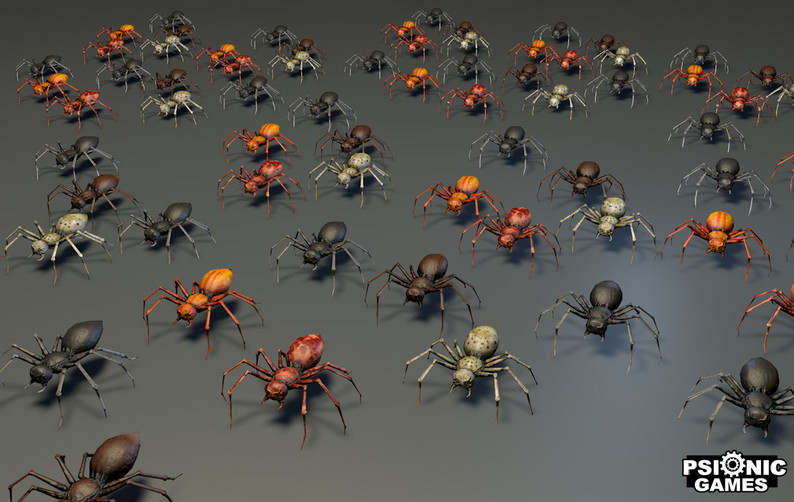 Spider - Low Poly - Animated by Psionic Games