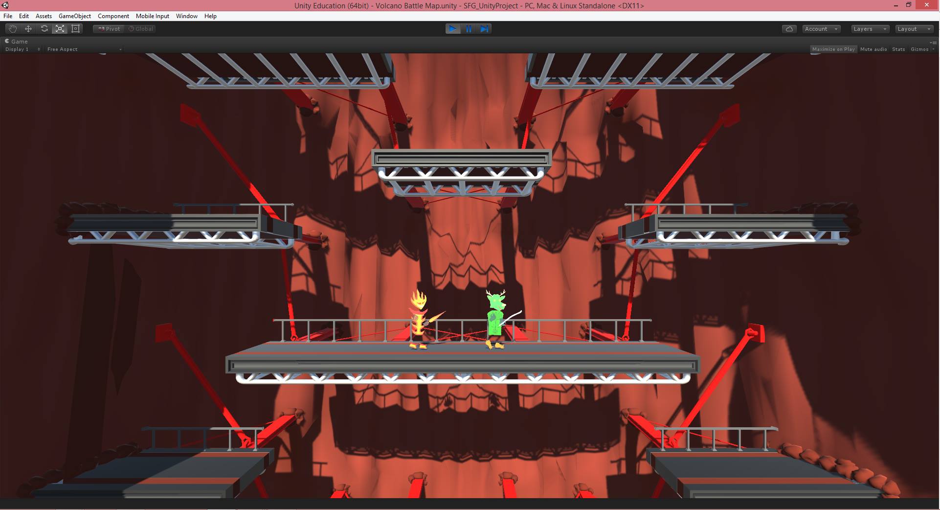 Simple Fighting Game by IGDA-MQ