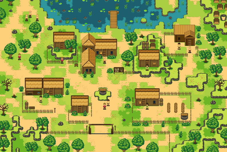RPG Village tileset by dgpixel