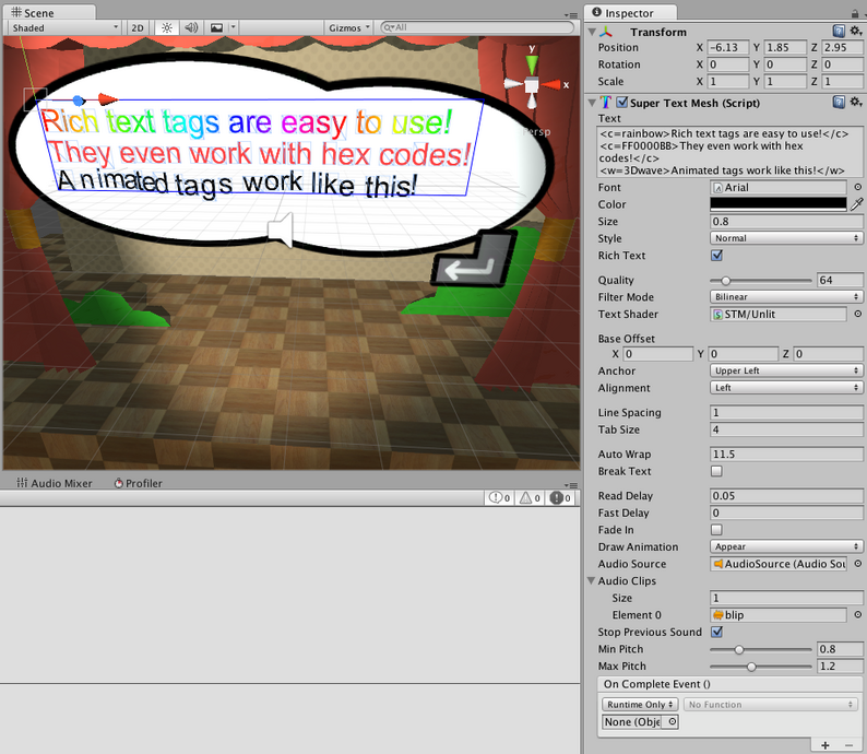 Super Text Mesh by KaiClavier