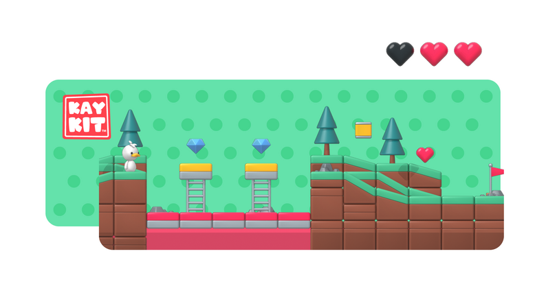 (Legacy) KayKit - Mini Game Variety Pack by Kay Lousberg