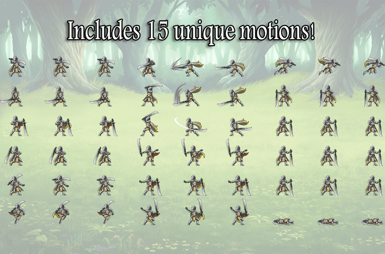 Knight Sprites by Low