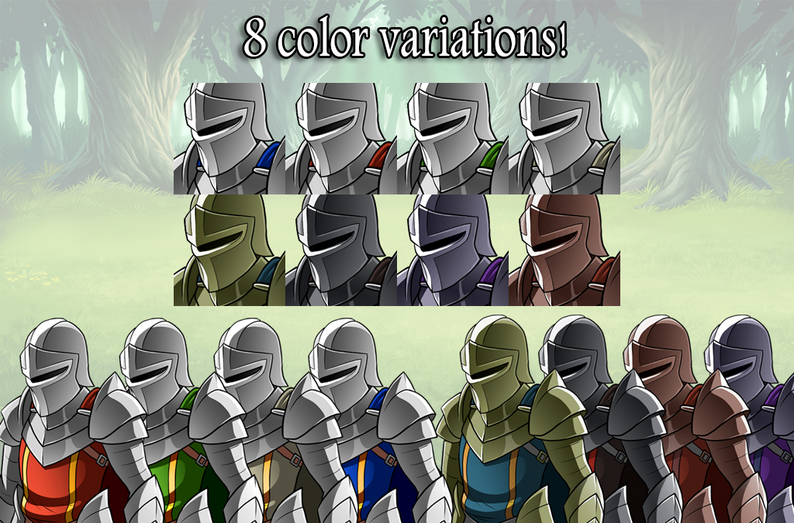 Knight Sprites by Low