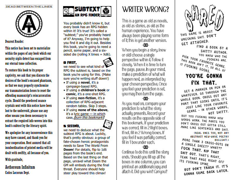 Lit RPG Set by meanderxander