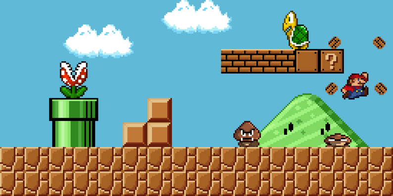 Super Mario 1 Remade Asset by DotStudio