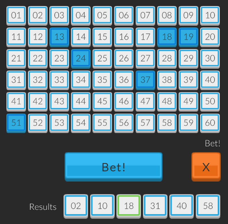 Lottery Simulator by lucas-tulio