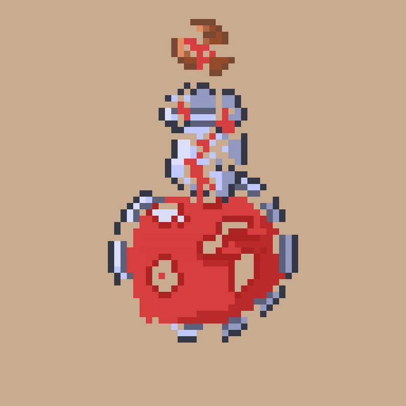 2D Pixel Healing potion / Animated by Carles Boupin