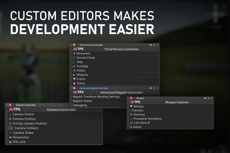 JU TPS 2.0 : Unity3D Third Person Shooter System + Vehicle Physics by ... JU TPS 2.0 : Unity3D Third Person Shooter System + Vehicle Physics by ...