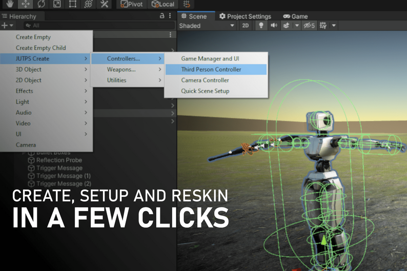 JU TPS 2.0 : Unity3D Third Person Shooter System + Vehicle Physics by ...