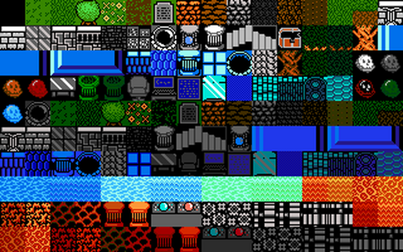 My 8-bit JRPG Tilesets by hollyhart1