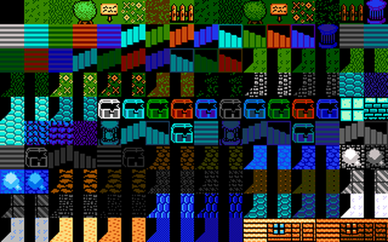 My 8-bit JRPG Tilesets by hollyhart1