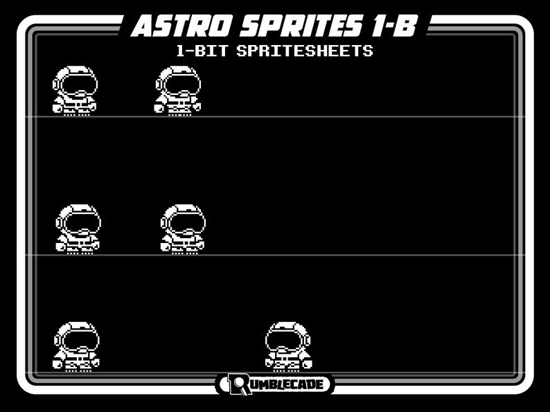 Astro Sprites 1-B by Rumblecade