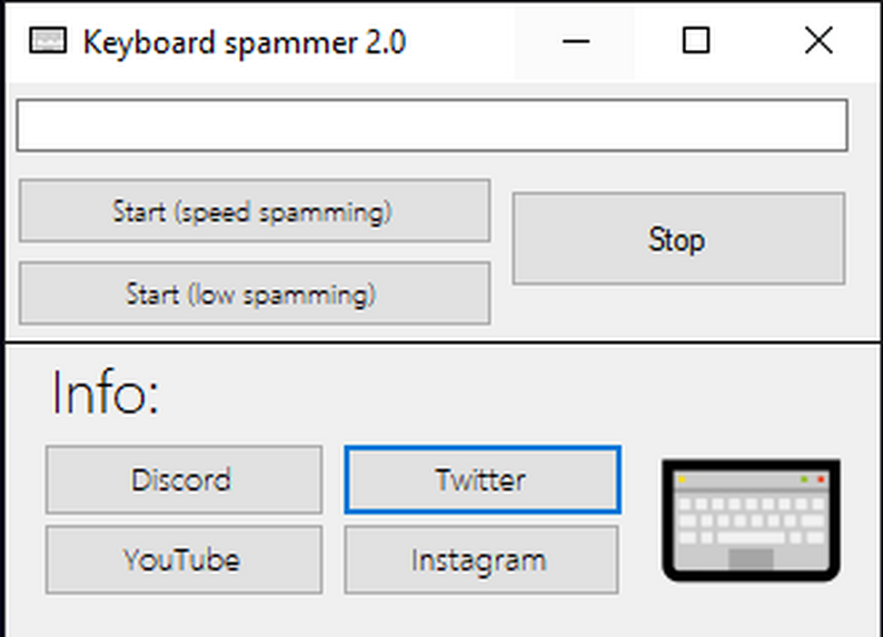 Keyboard Spammer by SoftwareDeveloper