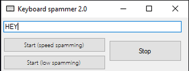 Keyboard Spammer by SoftwareDeveloper