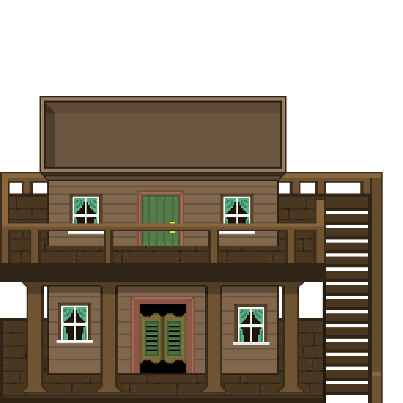 Pixel Buildings Pack by RustyBulletGames