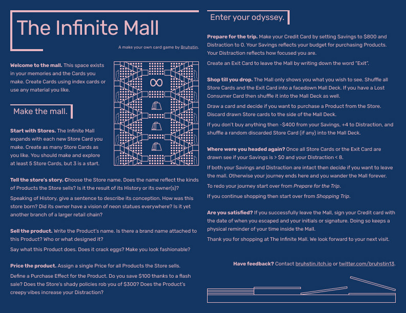 The Infinite Mall by Bruhstin