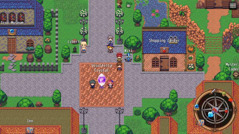 Proximity Compass plugin for RPG Maker MZ by VisuStellaMZ