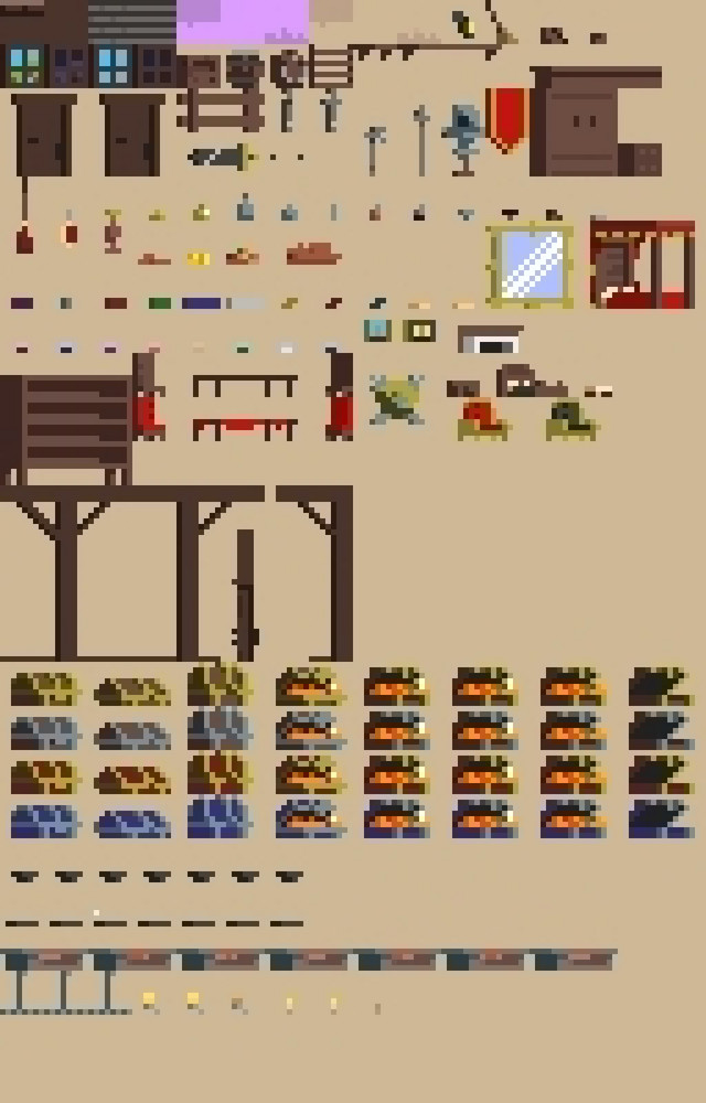 Medieval Interior Tileset by RGS_Dev