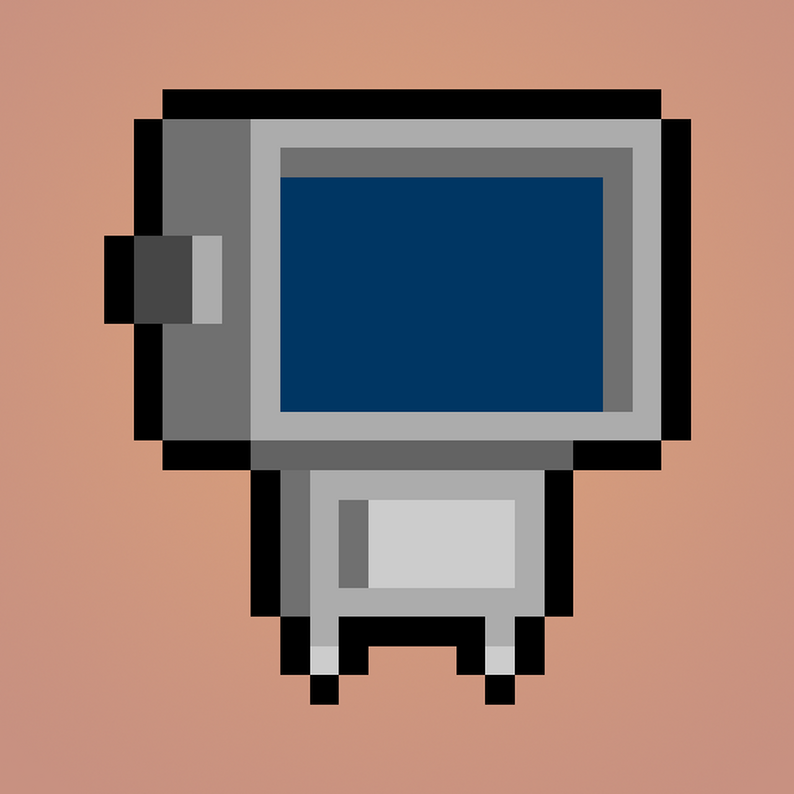 Pixel Art Robot by Code Ripple