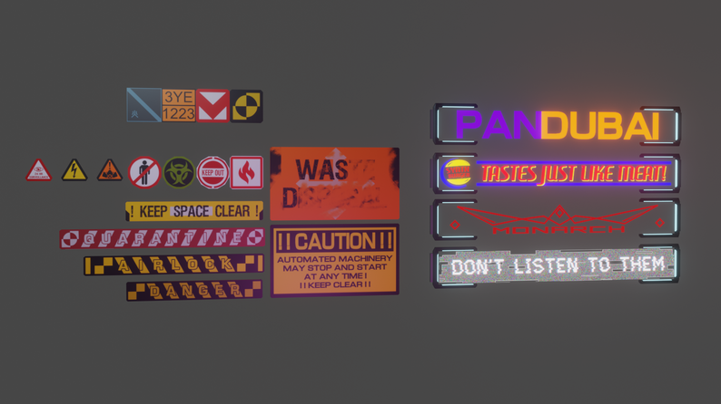Sci Fi Signs Pack by Siris Pendrake
