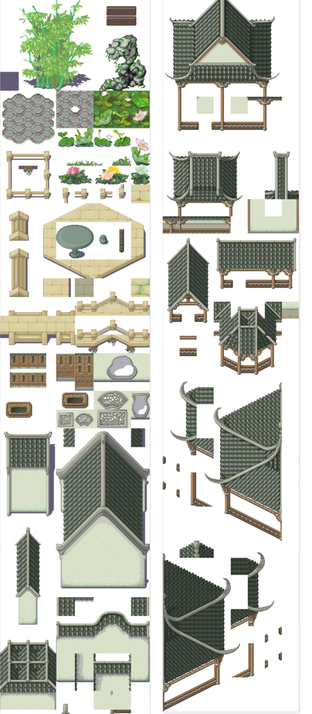 Ancient China RPG Tileset Pack(1) by a6982361