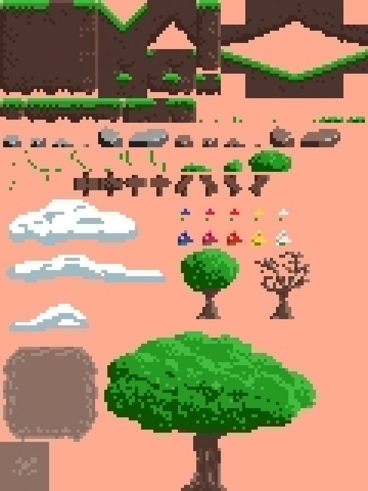 Grass Tileset Pixel Art by RGS_Dev