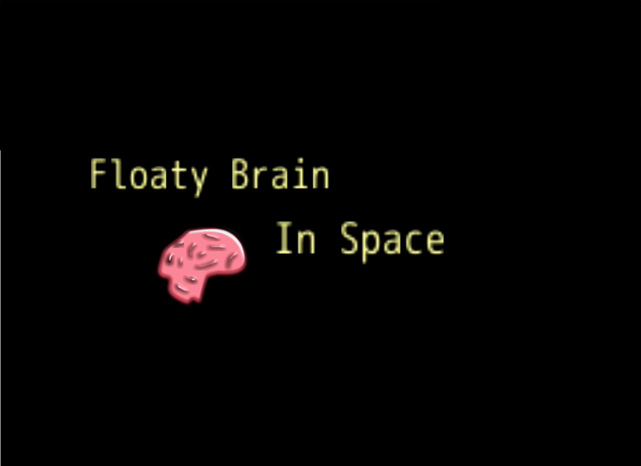 Floaty Brain In Space by Steven Hoskins