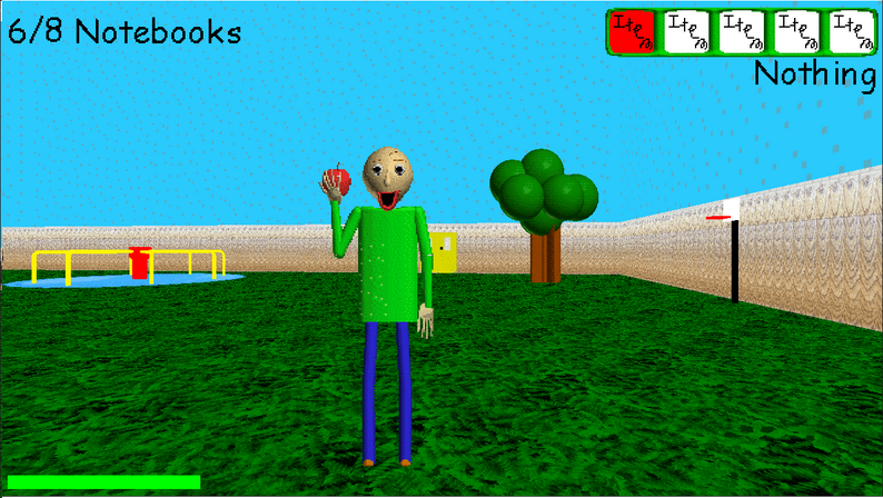 Baldi's Basics Full Game Public Demo but you're immortal by Benefond