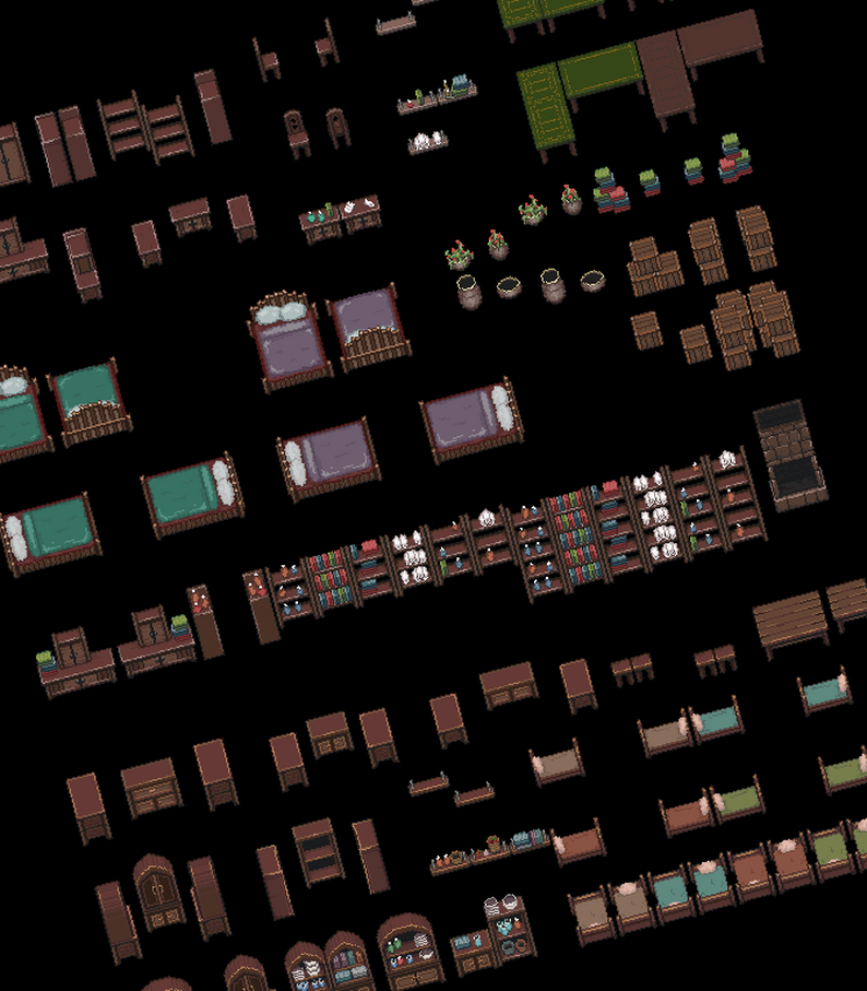 RPG Buildings and Interriors DESERT by Szadi art.