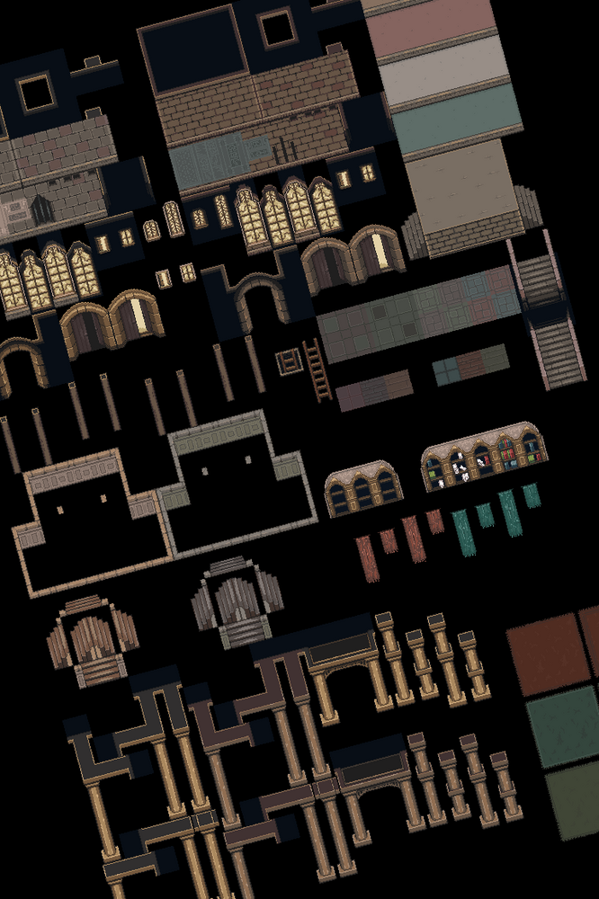 RPG Buildings and Interriors DESERT by Szadi art.