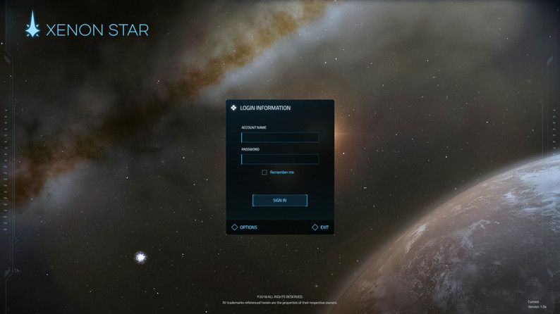 Xenon Star SIM/RPG GUI by Kodiak Graphics