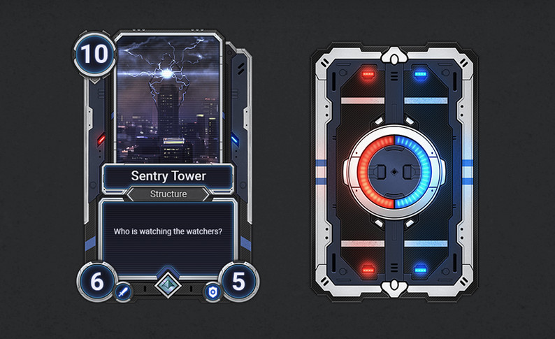 Futuristic Cards by Kodiak Graphics