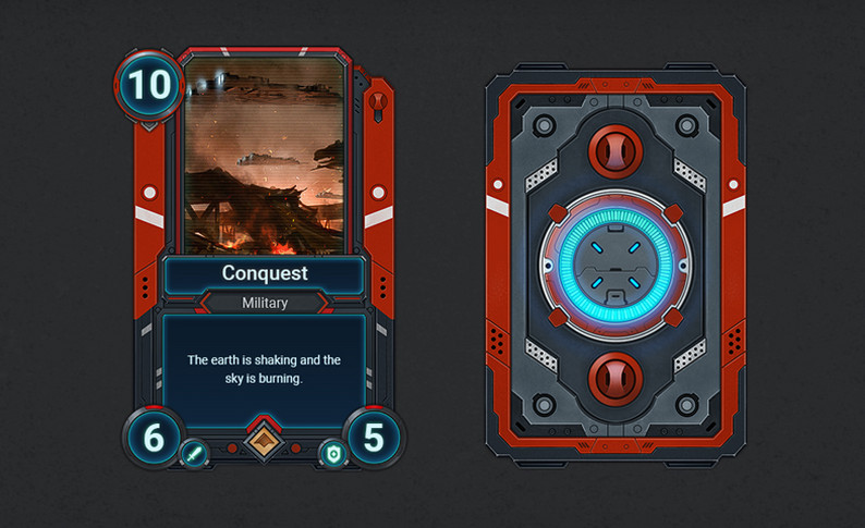 Futuristic Cards by Kodiak Graphics