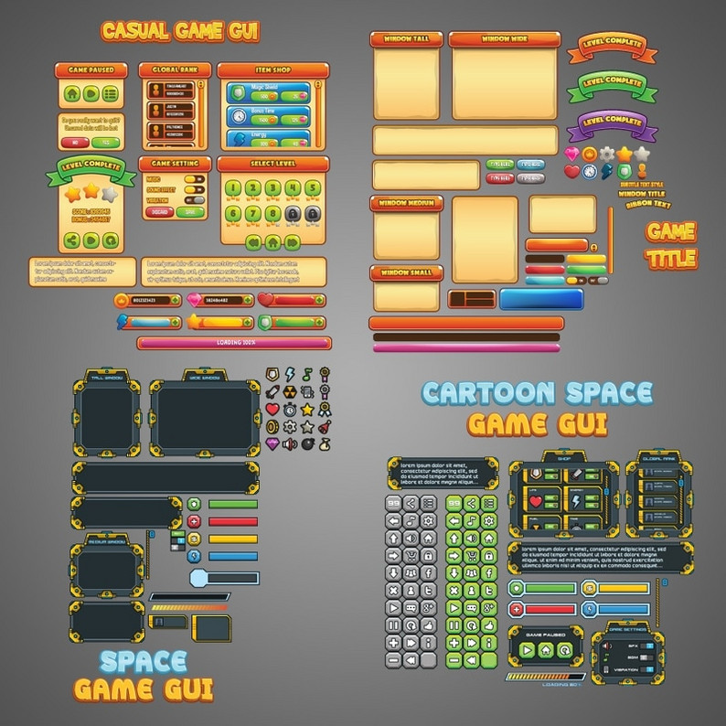 2D Game Asset Bundle by tokegameart