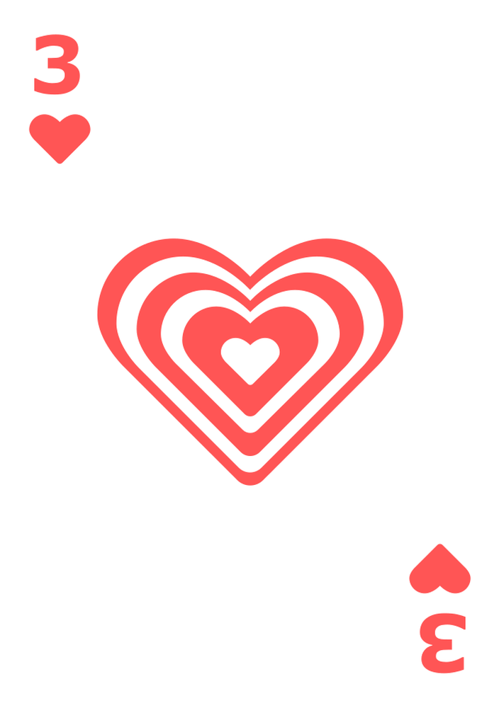 Stylized Playing cards pack (52 cards) (black/white) by MrEliptik