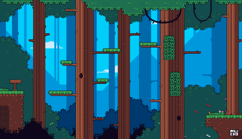 Forest Tileset Pack by Mucho Pixels
