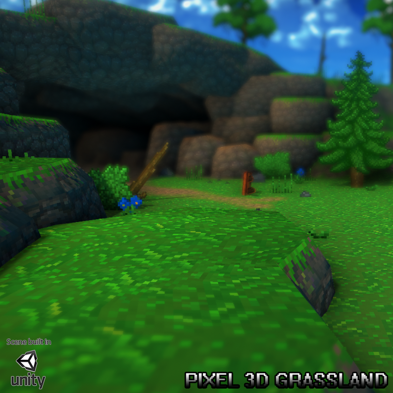 Pixel 3D RPG Grasslands Pack by Ultimate_End