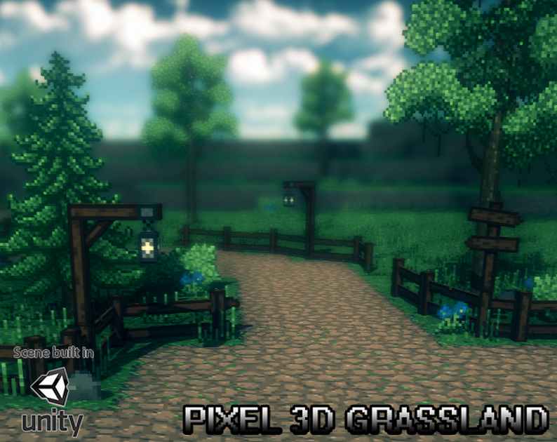 Pixel 3D RPG Grasslands Pack by Ultimate_End