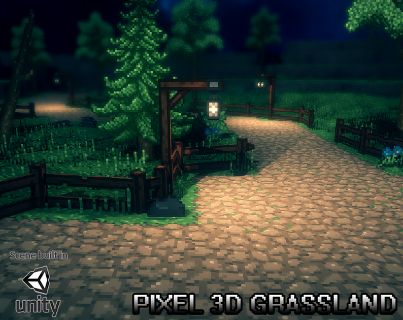 Pixel 3D RPG Grasslands Pack by Ultimate_End