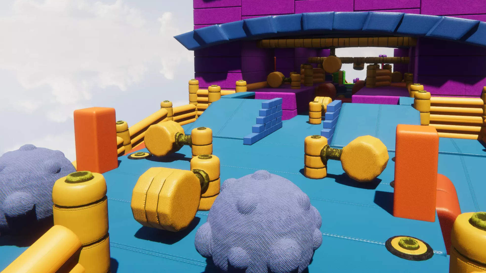 UNITY: Fun Obstacle Course by 3DAssetLibrary.com