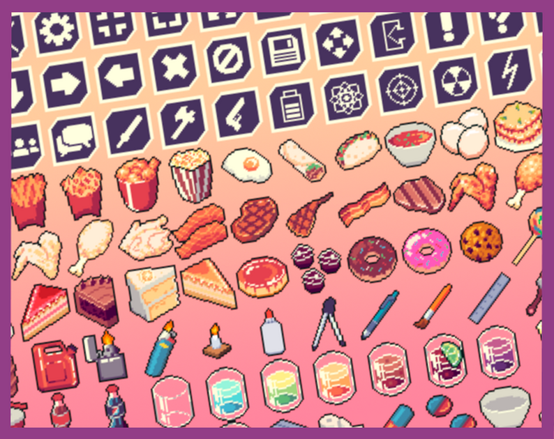 Futurist Tech Modern/Sci-Fi Icon Pack 32x32 (250+ icons) by Kazzter