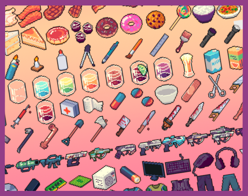 Futurist Tech Modern/Sci-Fi Icon Pack 32x32 (250+ icons) by Kazzter