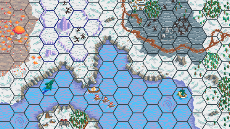 Pixel Hex Tileset 2 by Zeshio