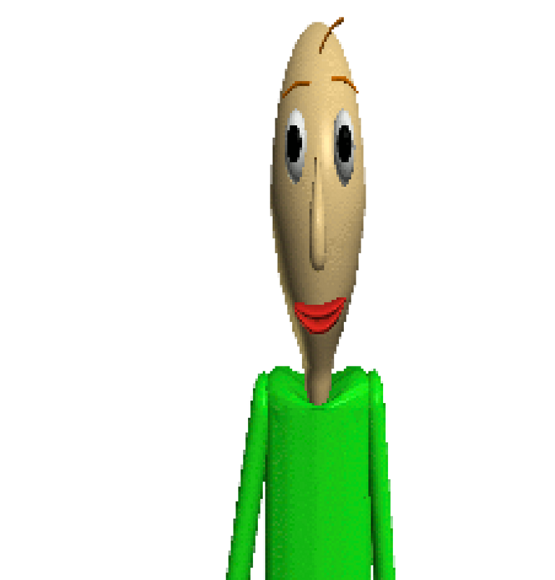 baldi is a stick by The dee dee modder