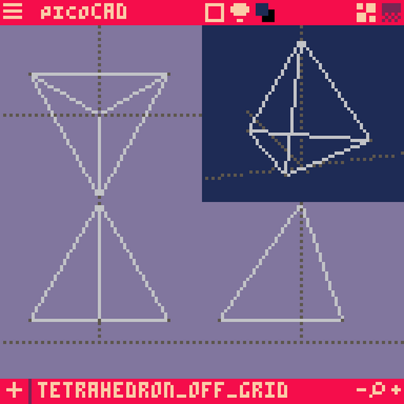 Custom picoCAD Shape Pack by Speak the Sky