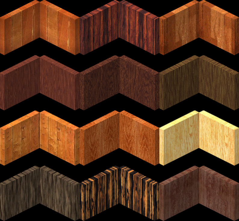 Isometric Tiles - Wall Pack by Screaming Brain Studios