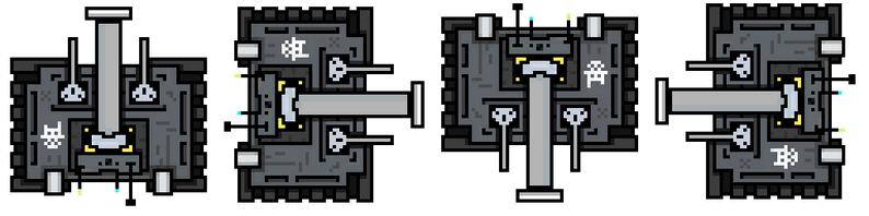 Top down Mech / Tank 64x64 by Tandinos